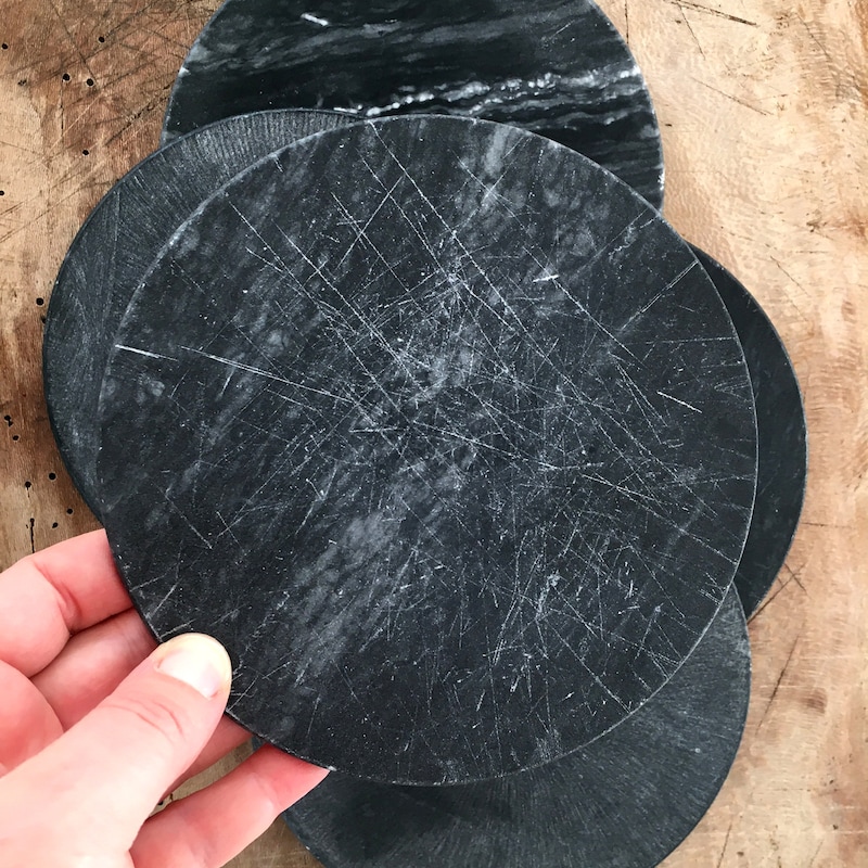 Gray Coasters - Etsy