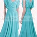 Bridesmaid Chiffon Long Turquoise Color Dresses Wedding Party - Etsy
