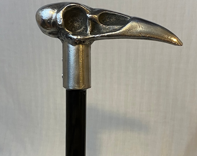 Raven Skull Cane - Etsy