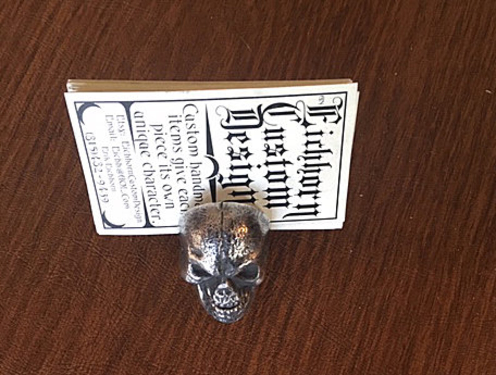 Skull Business Card Holder - Etsy