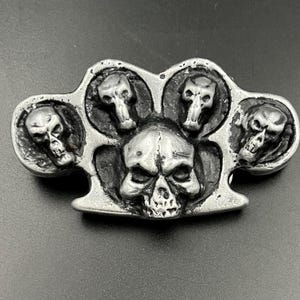 Skull Belt Buckle Handmade - Etsy