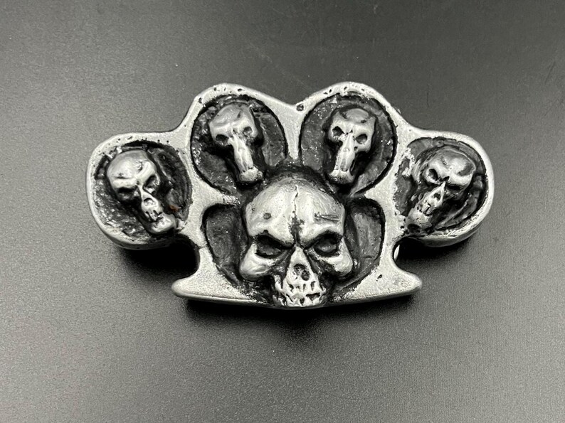Skull Belt Buckle Handmade - Etsy