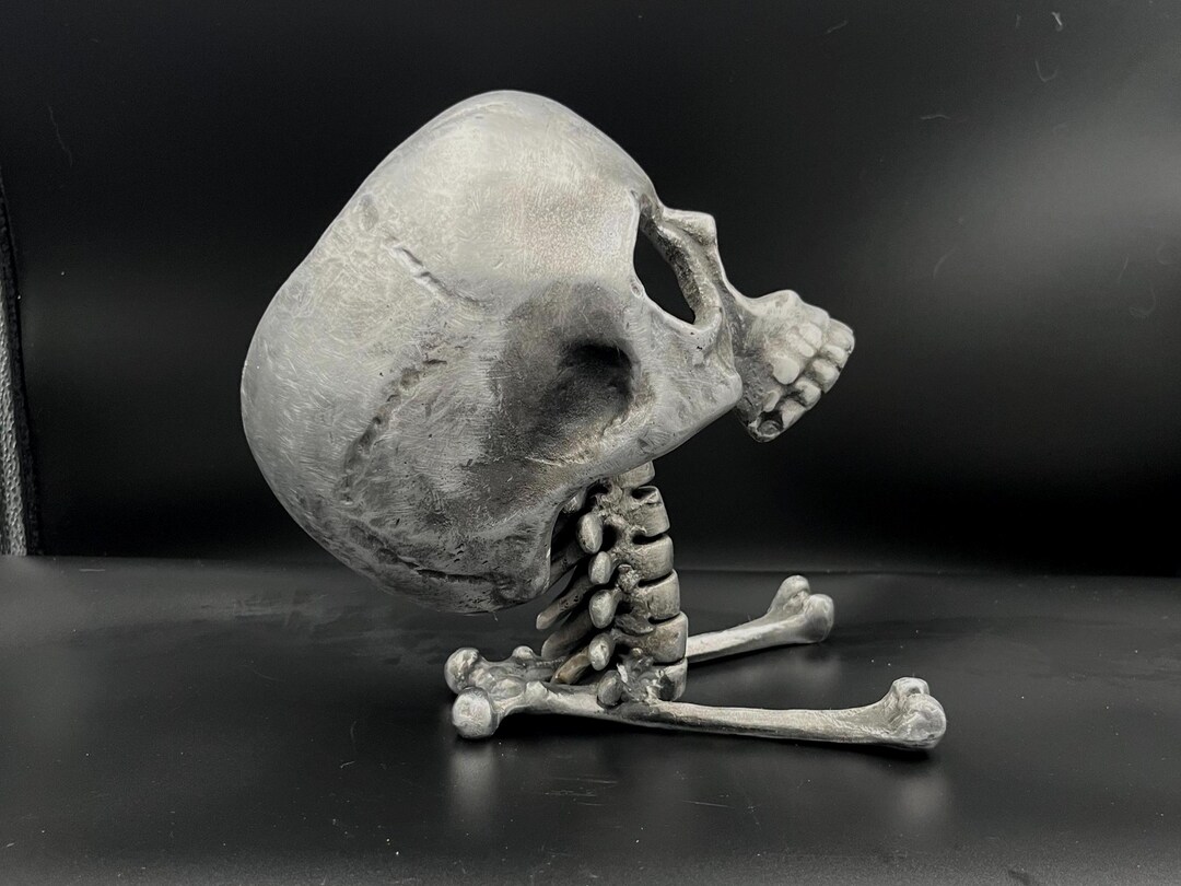Skull and Brain Statue - Etsy