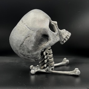 Skull and Brain Statue - Etsy