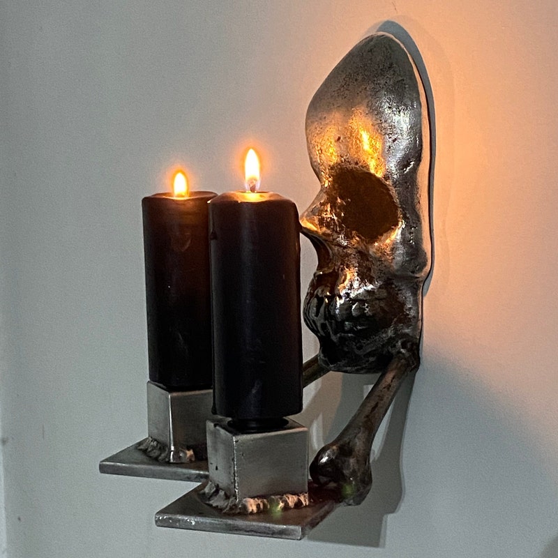 Skull Sconce - Etsy