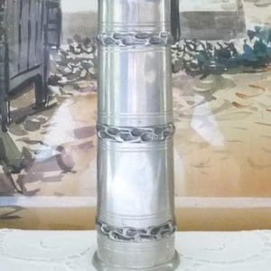 Brutalist Pewter Vase, Brodrene Mylius, Scandi Decor, Mid Century ...