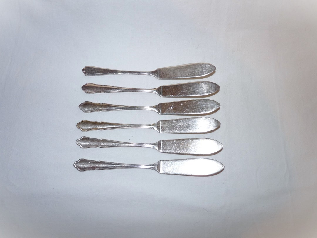 Butter Spreaders X 6, Dubarry Pattern, A1 Plate, Mismatched Set ...