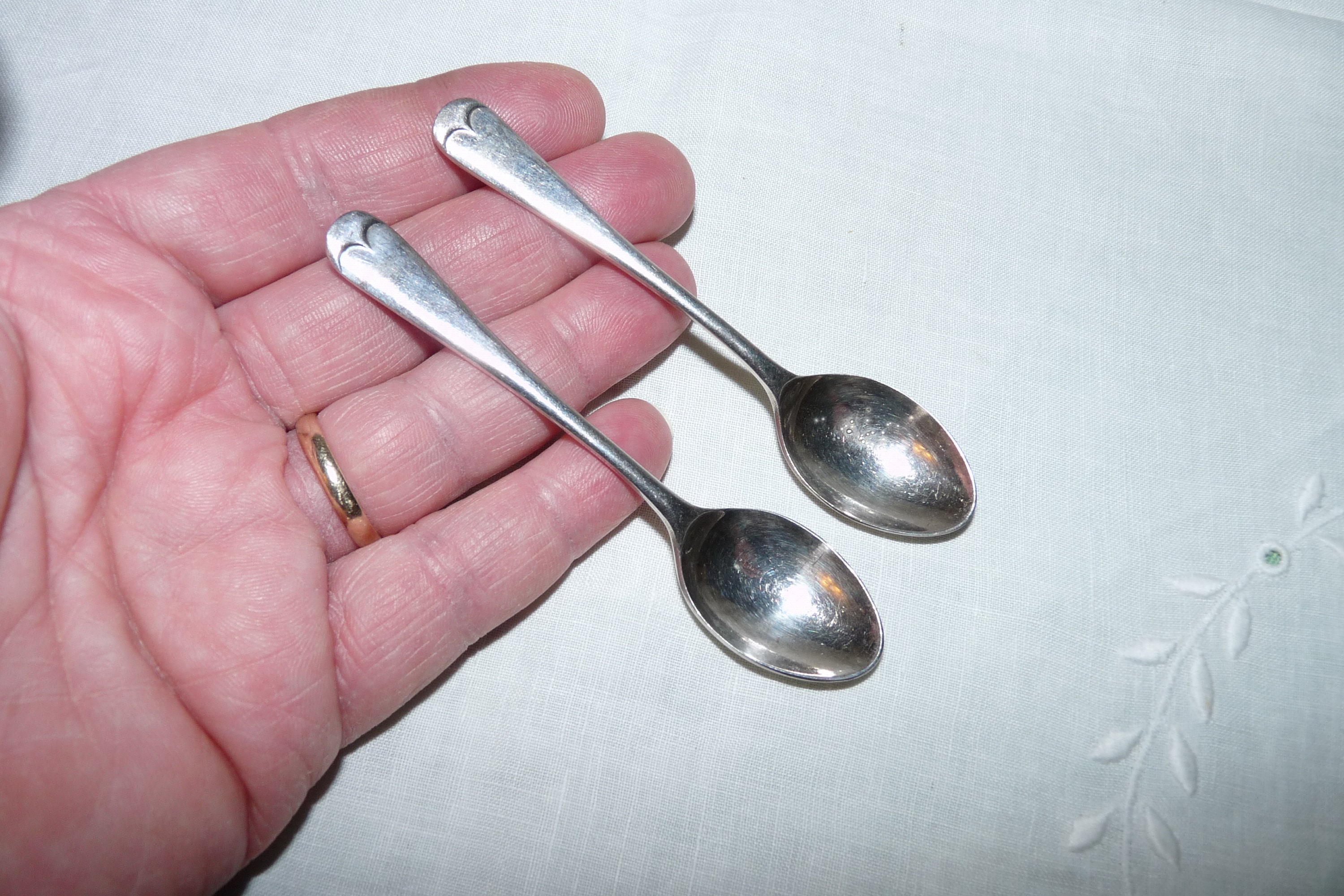 Ryals Old English Pattern Spoons X 2, Salt Spoon, Mustard or ...