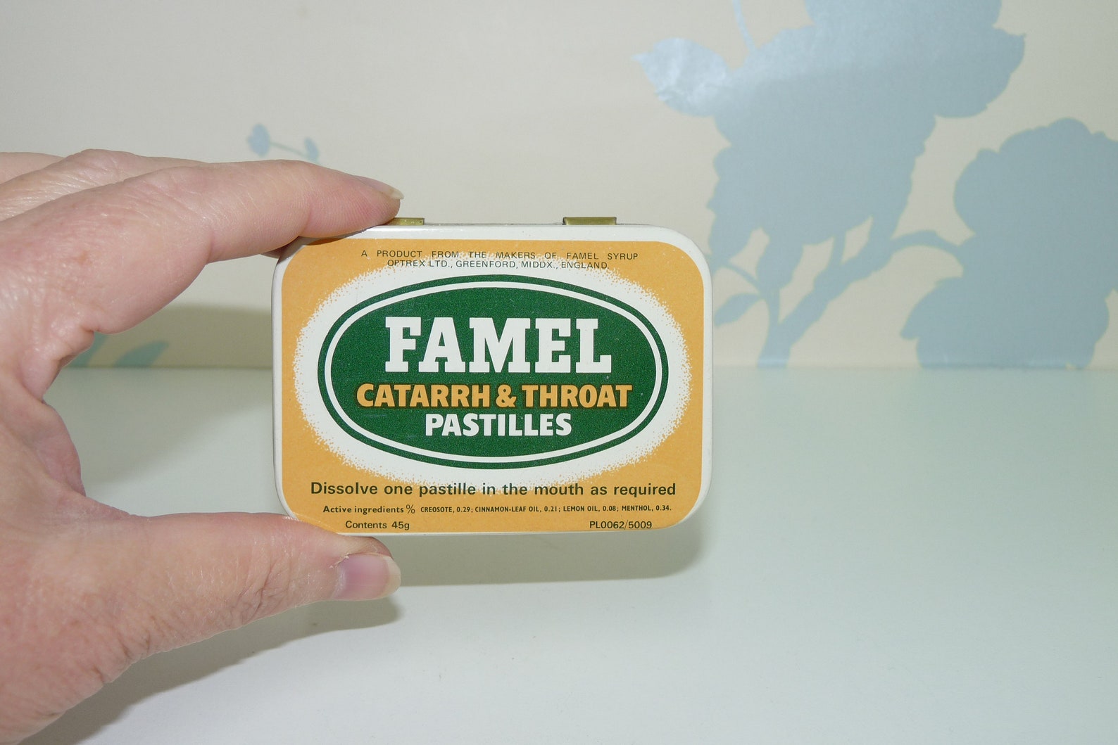 Famel Pastilles Tin Catarrh and Throat Pastilles Lozenges - Etsy UK