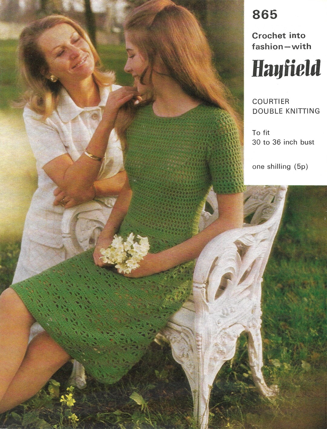 1970s Vintage Crochet Pattern for Ladies/girls Dress - Etsy