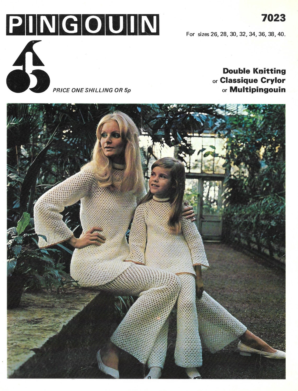 1970s Vintage Crochet Pattern for Ladies Trouser Suit - Etsy