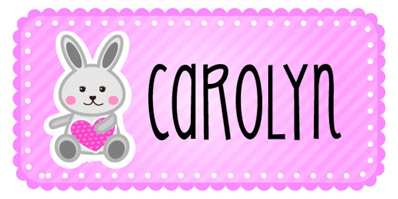 Personalized Fabric Labels for Baby 100% Cotton Bright and | Etsy