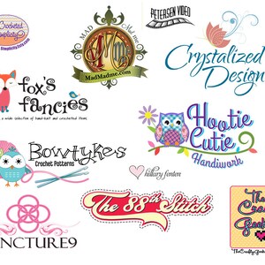 Custom Logo Graphic for Small or Online Businesses Custom Designed ...
