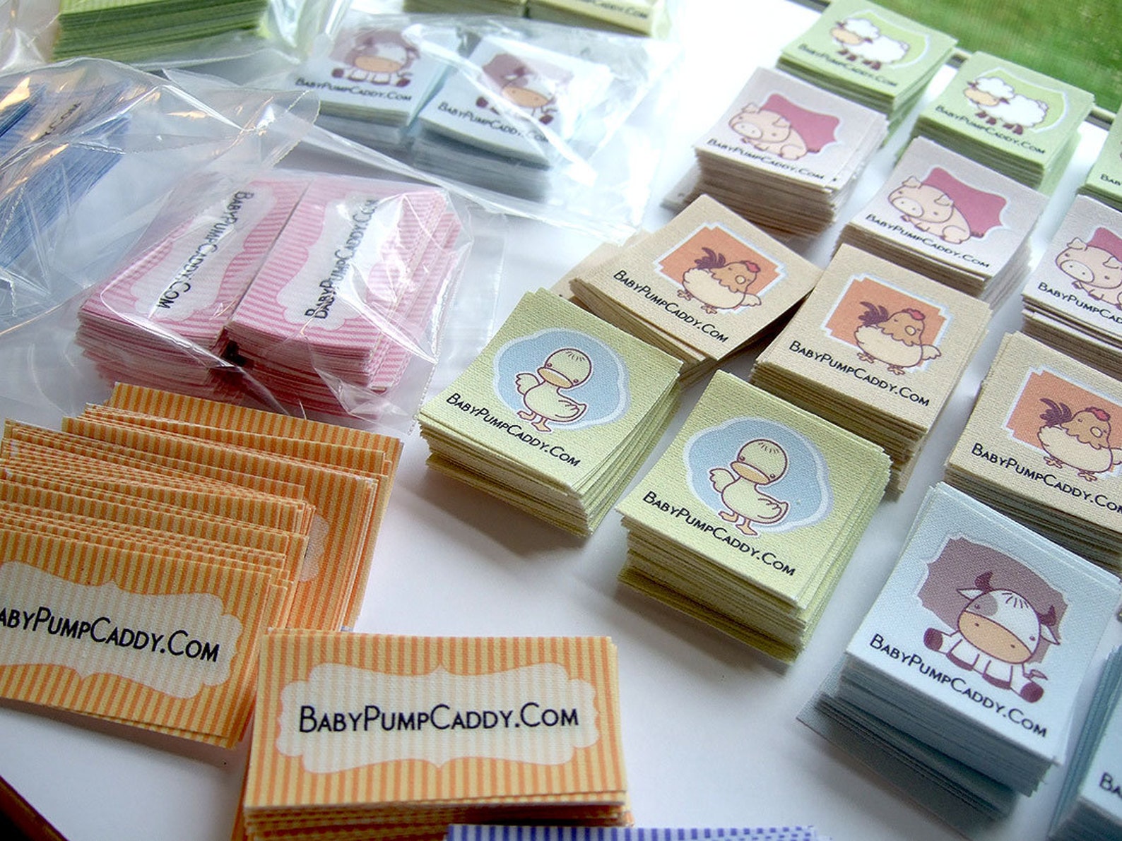 Cute Farm Animal Fabric Labels 1.25 X 1.5 Your Name Added | Etsy