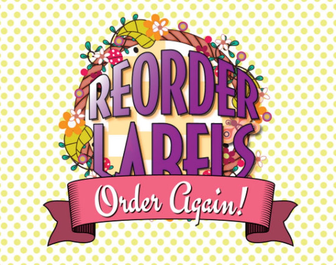 Custom Labels Reorder Re-order with minimal or no changes to | Etsy