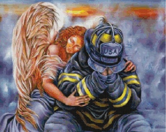 Firefighter angels | Etsy