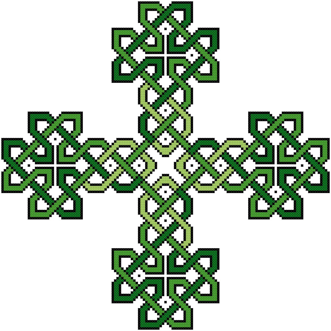 Celtic Cross Cross Stitch Pattern - Etsy