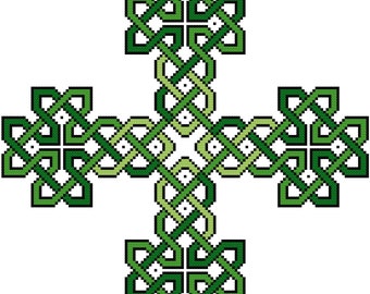 Celtic Cross Cross-stitch Pattern - Etsy