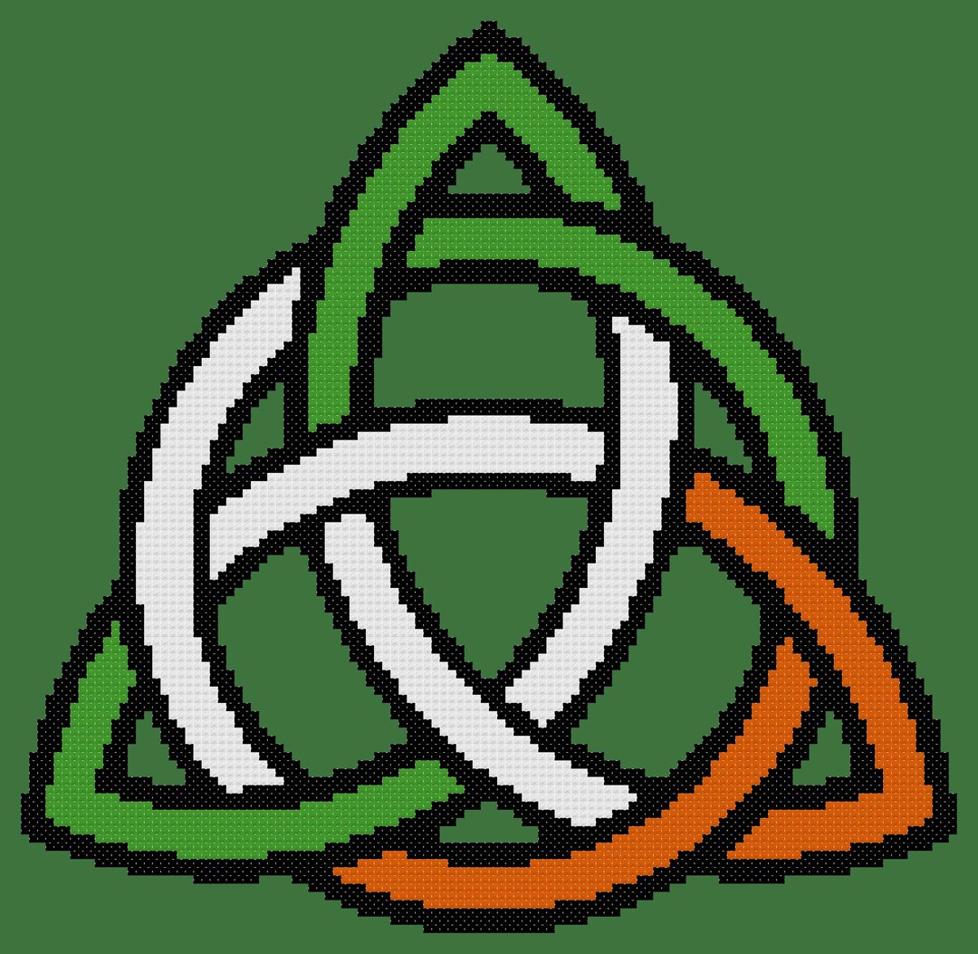Celtic Trinity Knot Cross Stitch Pattern - Etsy