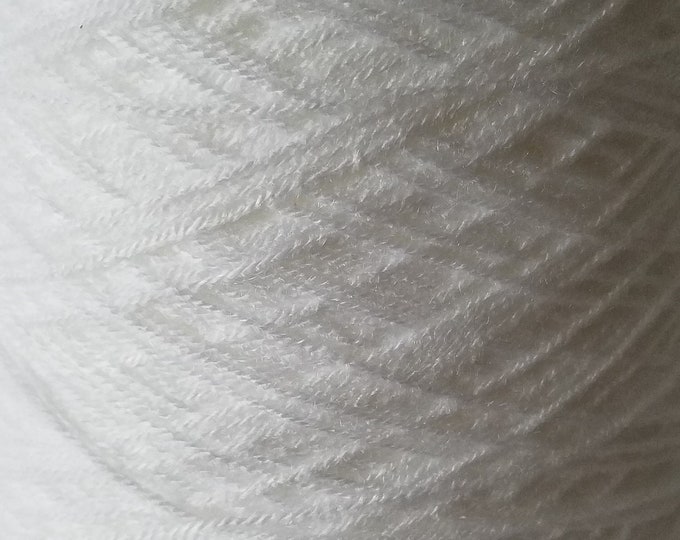 White T1201 Tamm Yarn, 3 PLY Astracryl, Fingerling Weight, Acrylic ...