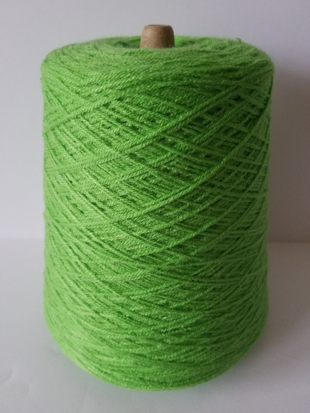 Lime Green T1285 Tamm Yarn, 3 PLY Astracryl, Fingerling Weight, Acrylic ...