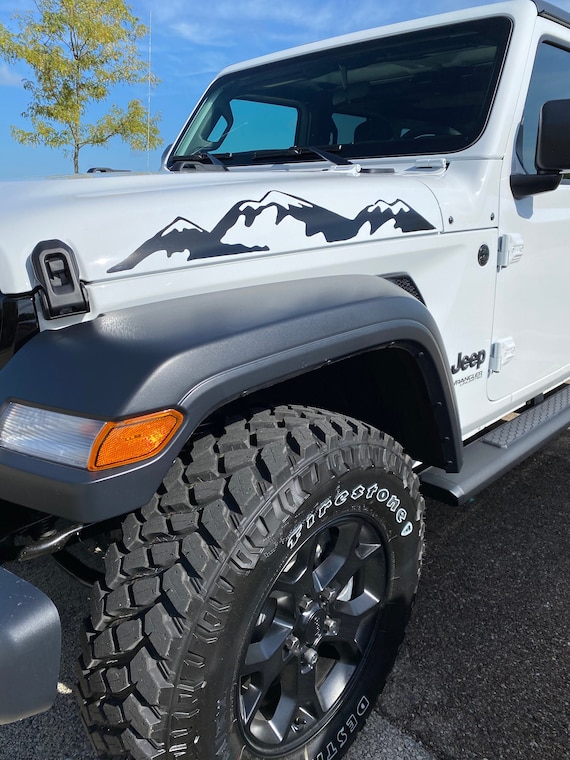 Mountain Jeep Decals Stickers for Hood of Jeep - Etsy