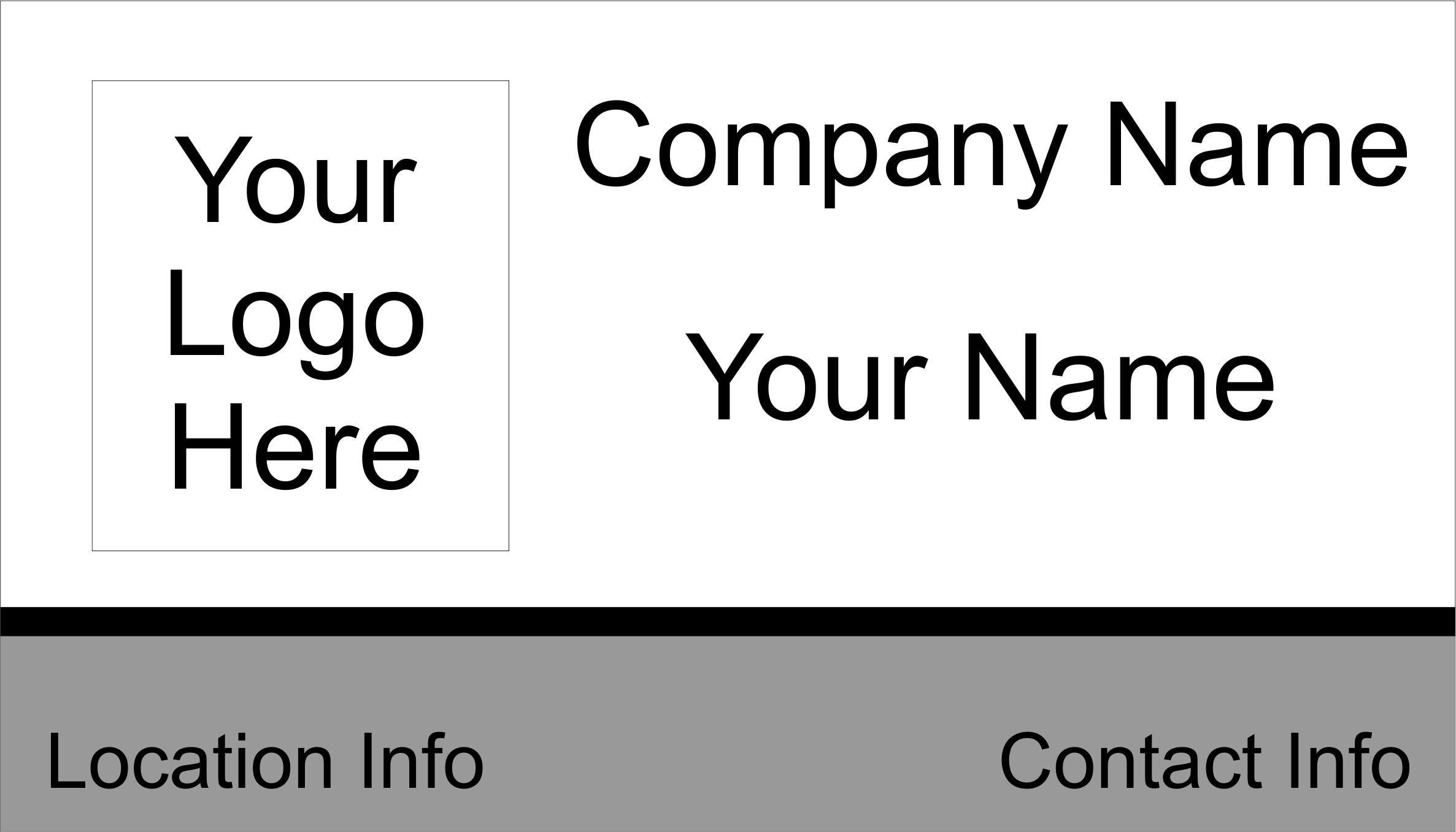 Pdf Business Card Template