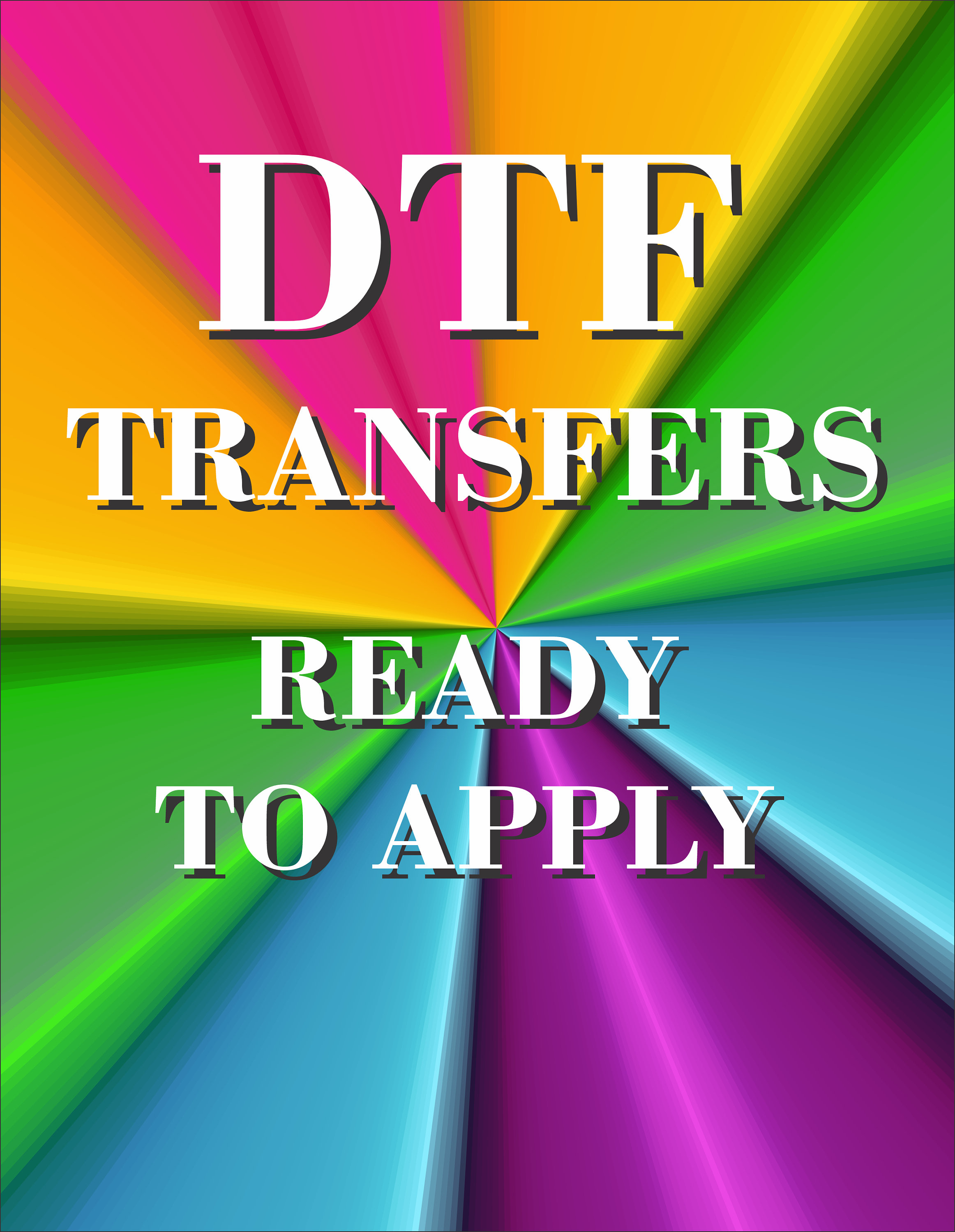 DTF Transfers Ready-to-print Digital Print T-shirt Sleeve Logo Hoodies ...