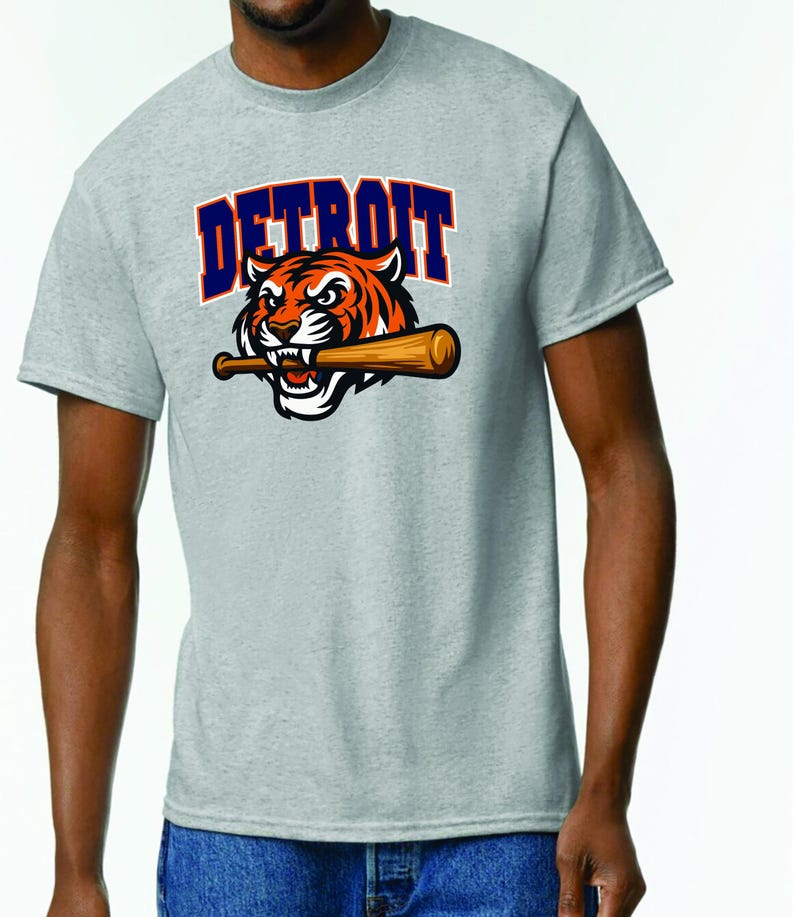 Detroit Fun Baseball Design for the Tigers Fans Digital Download - Etsy
