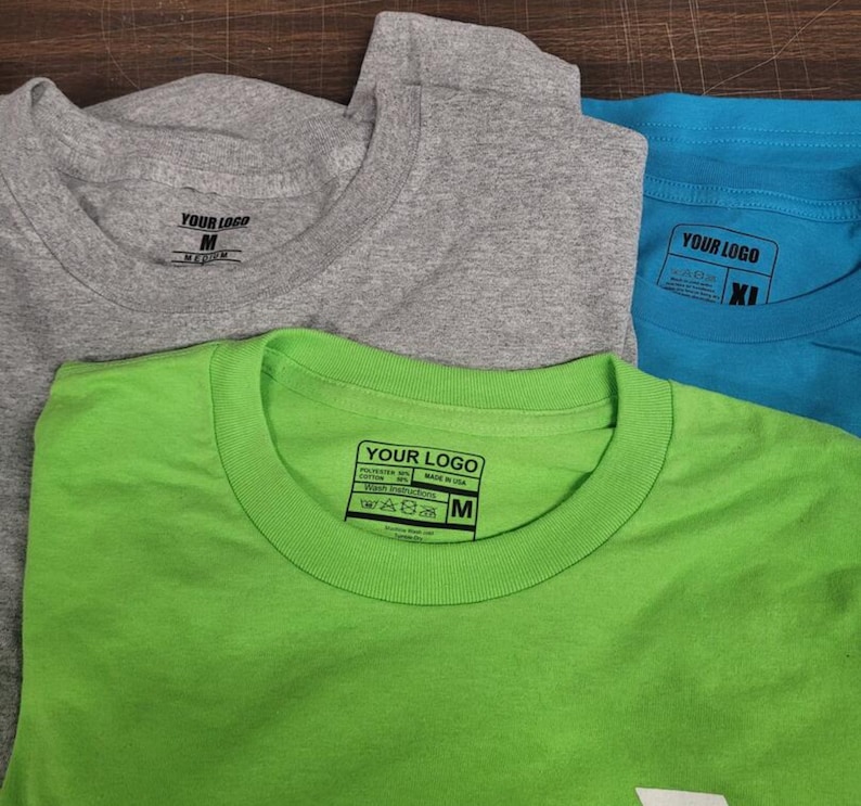 5 Editable Neck Label Templates, No Canva Needed Digital Download Post ...