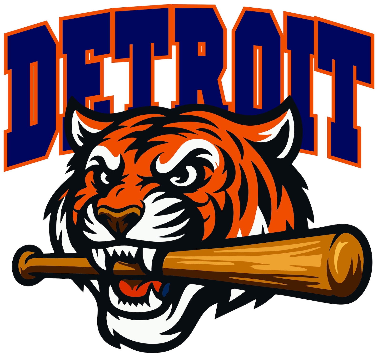 Detroit Fun Baseball Design for the Tigers Fans Digital Download - Etsy