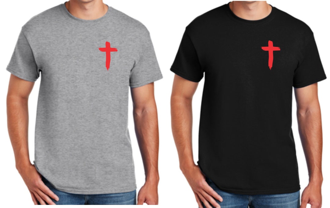 Grunge Cross DTF Transfer: T-shirt Design (ready to Print) - Etsy