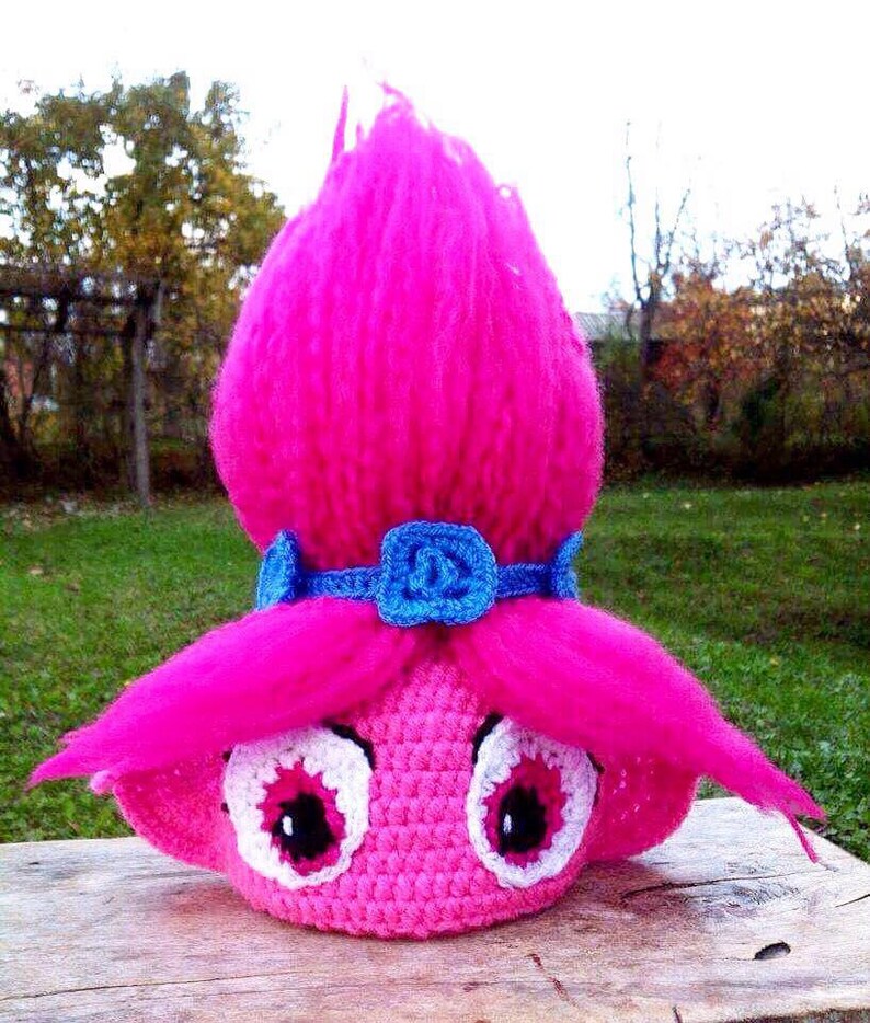 Princess POPPY Crochet Troll Hat Troll Hat Trolls Troll - Etsy