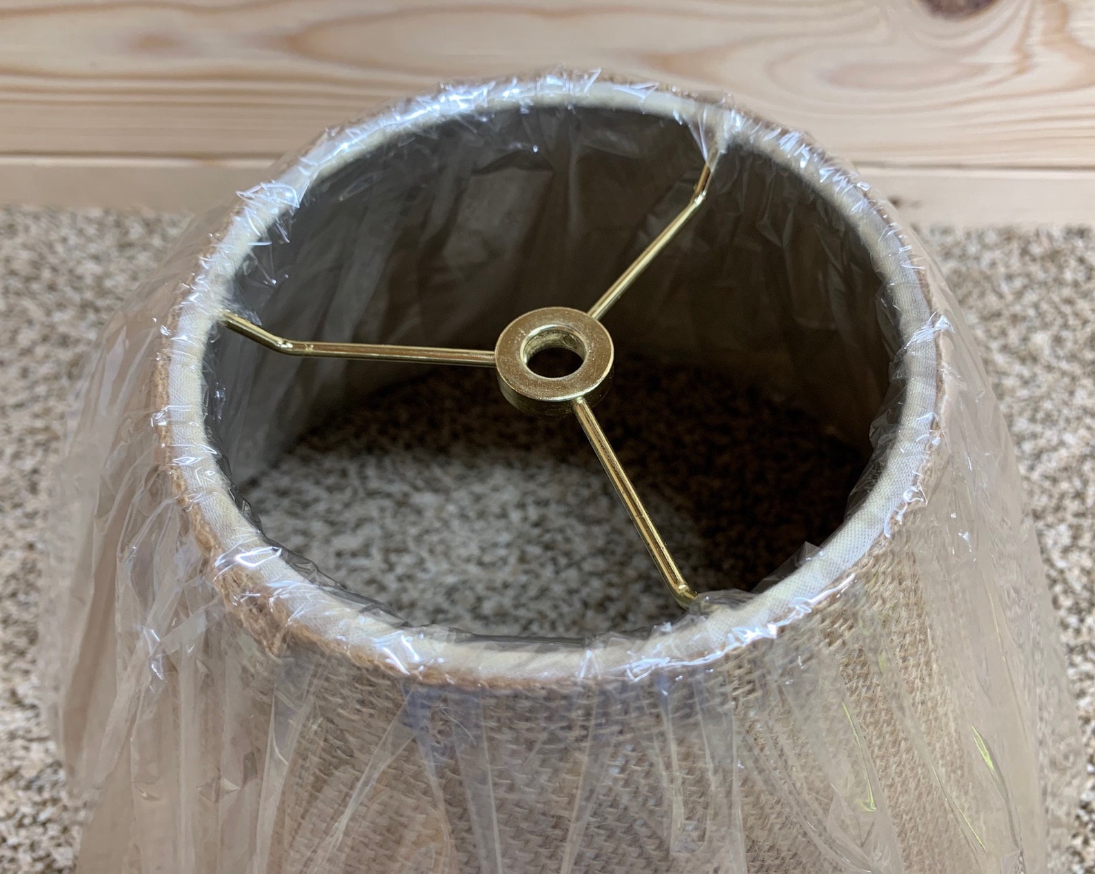 Rustic Burlap Lamp Shade 14 | Etsy