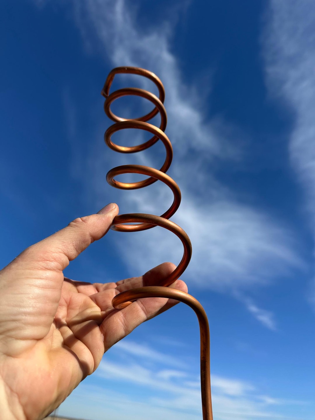 Electro Culture Copper Coil Antenna for Garden - Etsy