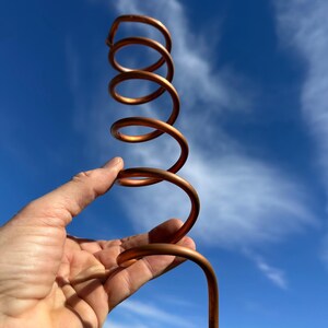 Electro Culture Copper Coil Antenna for Garden - Etsy