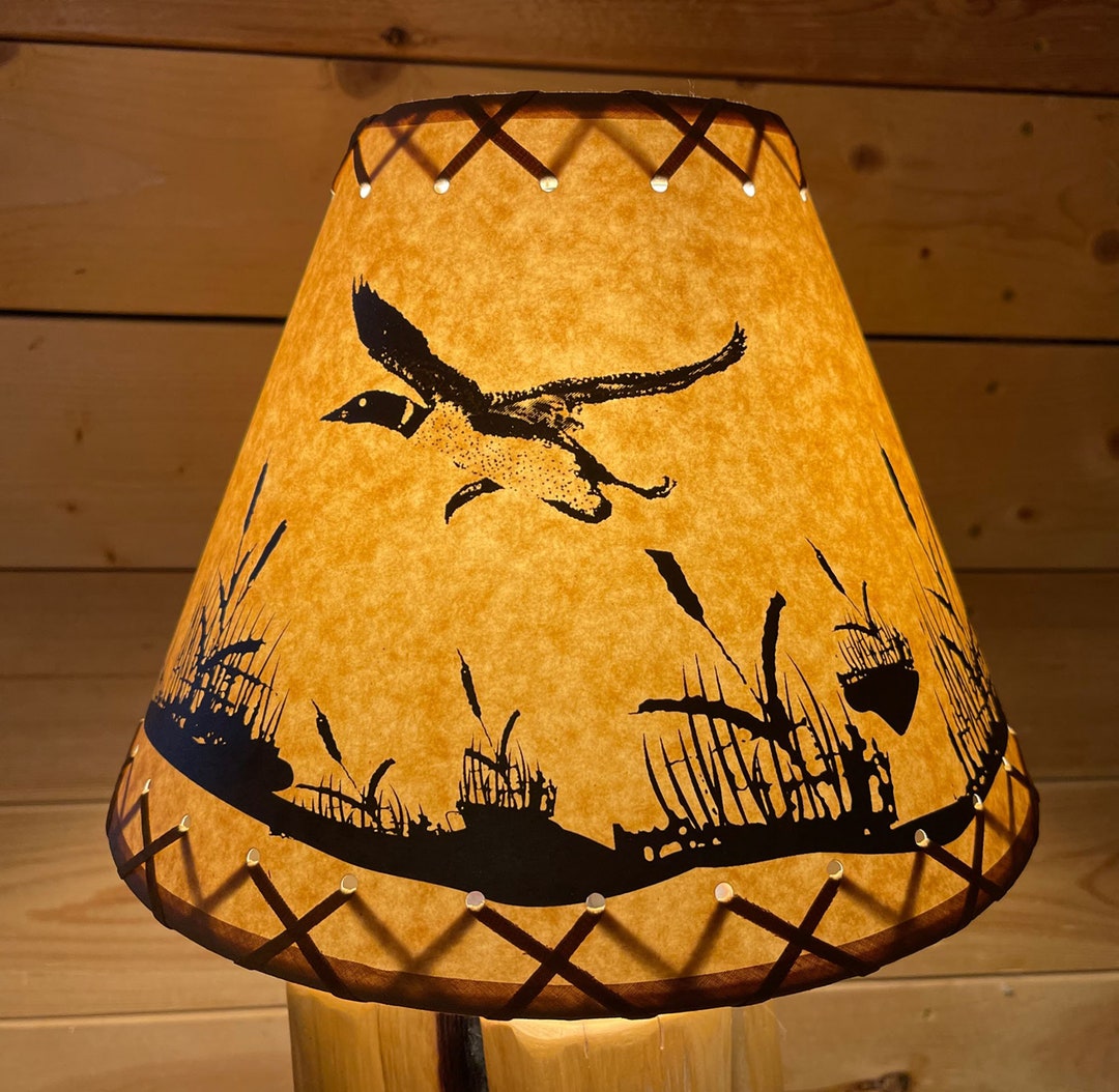 Rustic Flying Loon Lamp Shade 12 - Etsy