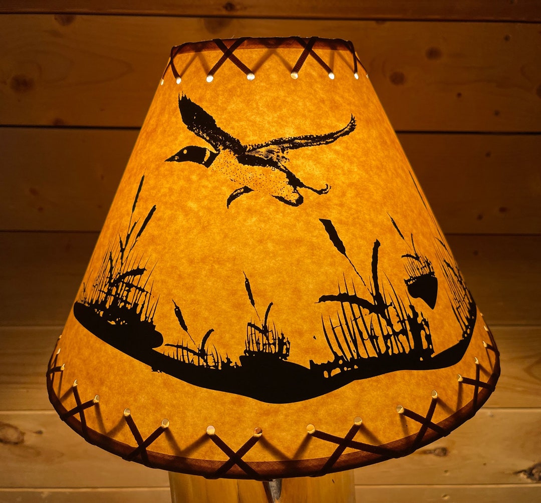 Rustic Flying Loon Scene Lamp Shade 14 - Etsy