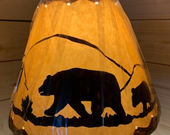 Rustic Bear Lamp Shade - Etsy