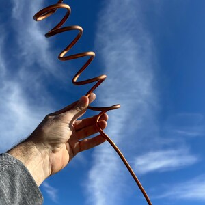 Electro Culture Copper Coil Antenna for Garden - Etsy