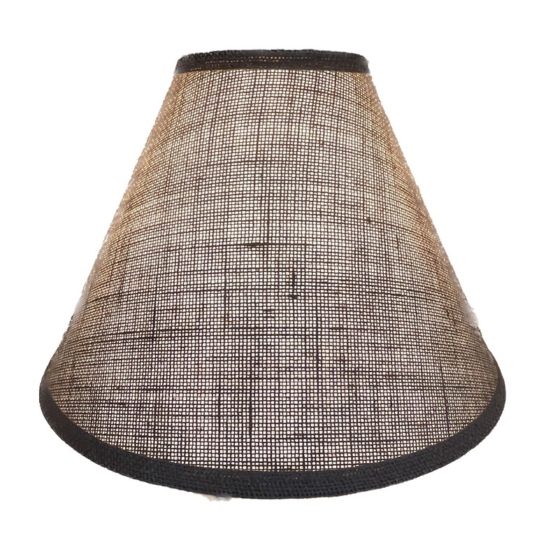 Rustic Burlap Lamp Shade 14 - Etsy