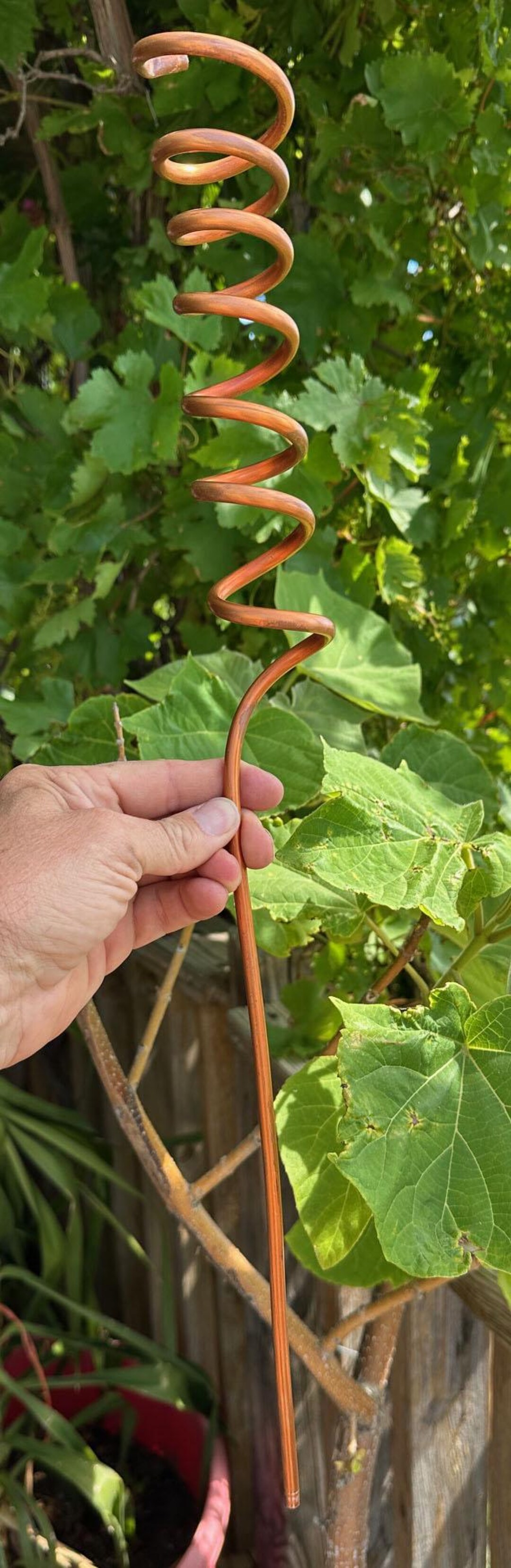 Electro Culture Copper Coil Antenna for Garden - Etsy