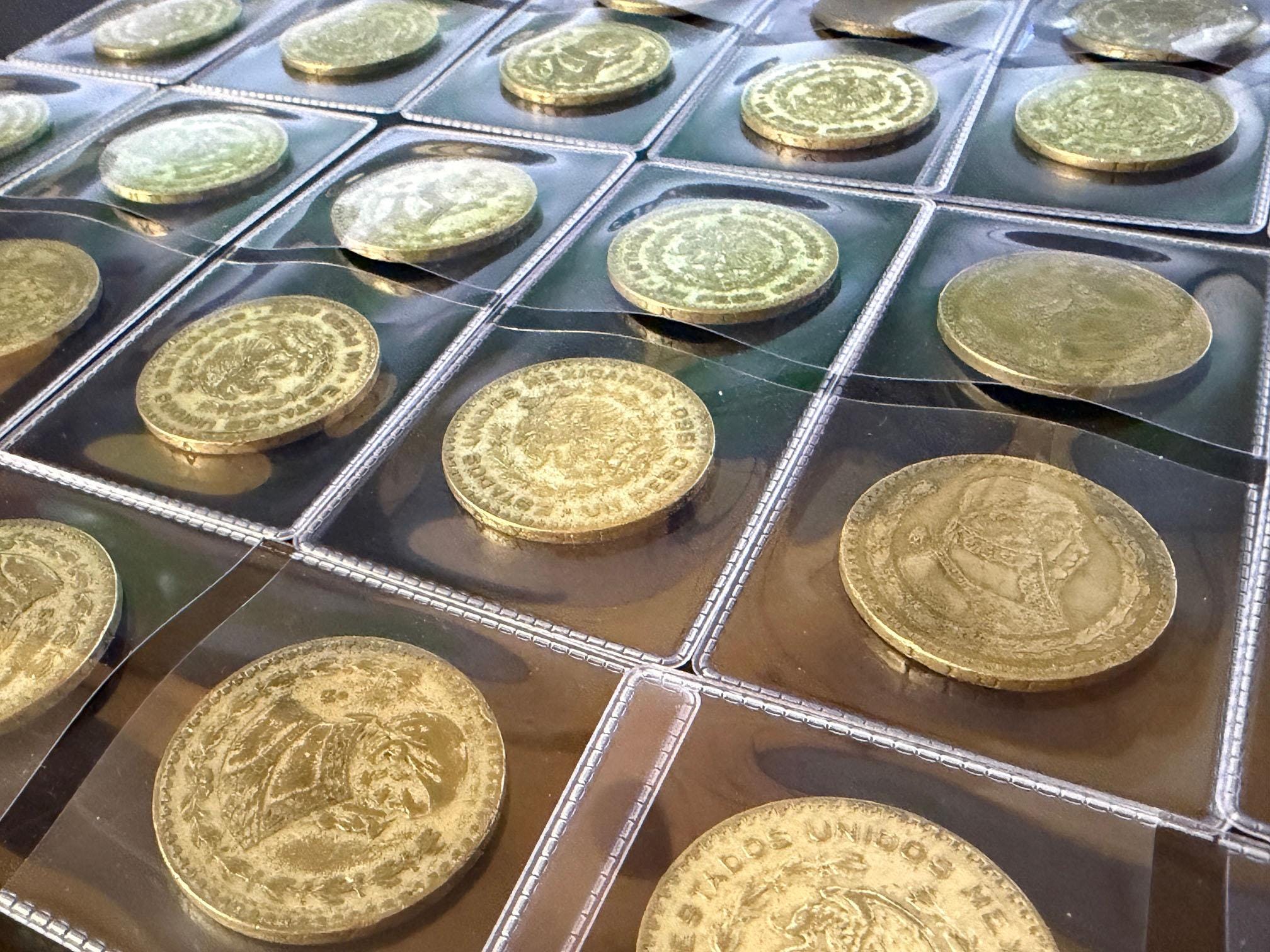 Lot of 30 Mexico's Last Silver Coin - the 1957-1967 Un Peso 10% Silver ...