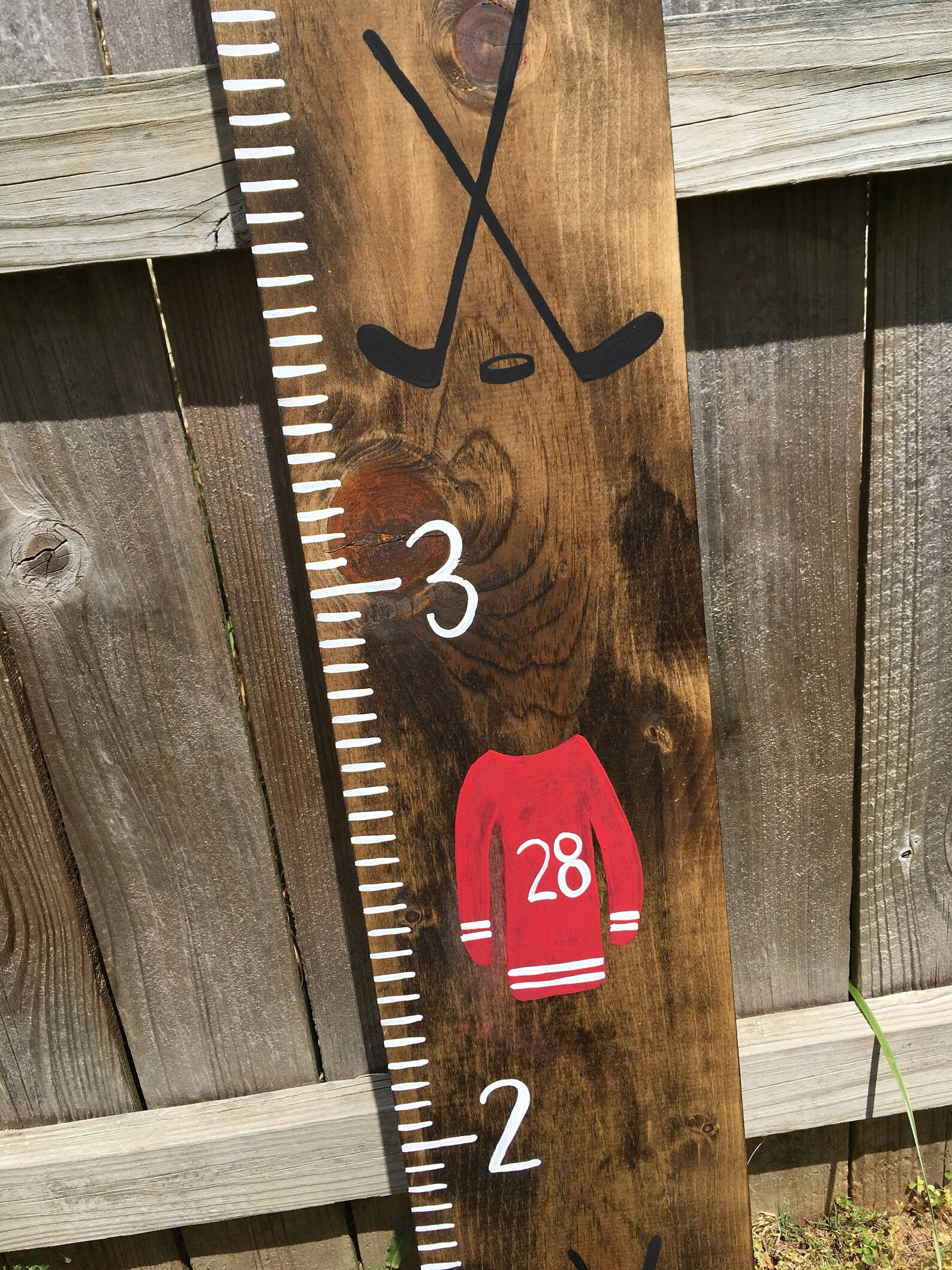 Custom Growth Chart//hand Painted//customized//6 Ft.//kids - Etsy
