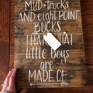 Little Boy Sign//handpainted//12x16 - Etsy