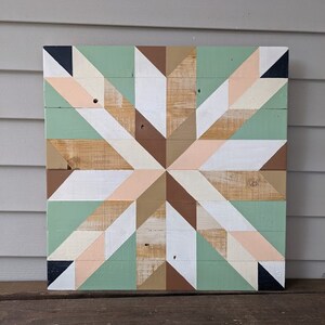 Barn Quilt Pattern PDF Lake Street Ave Classic Star Pattern SUBTLE - Etsy Canada