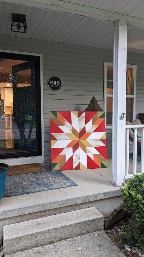 FALL Barn Quilt Pattern, Barn Quilt Pattern, Barn Quilt Instructions ...