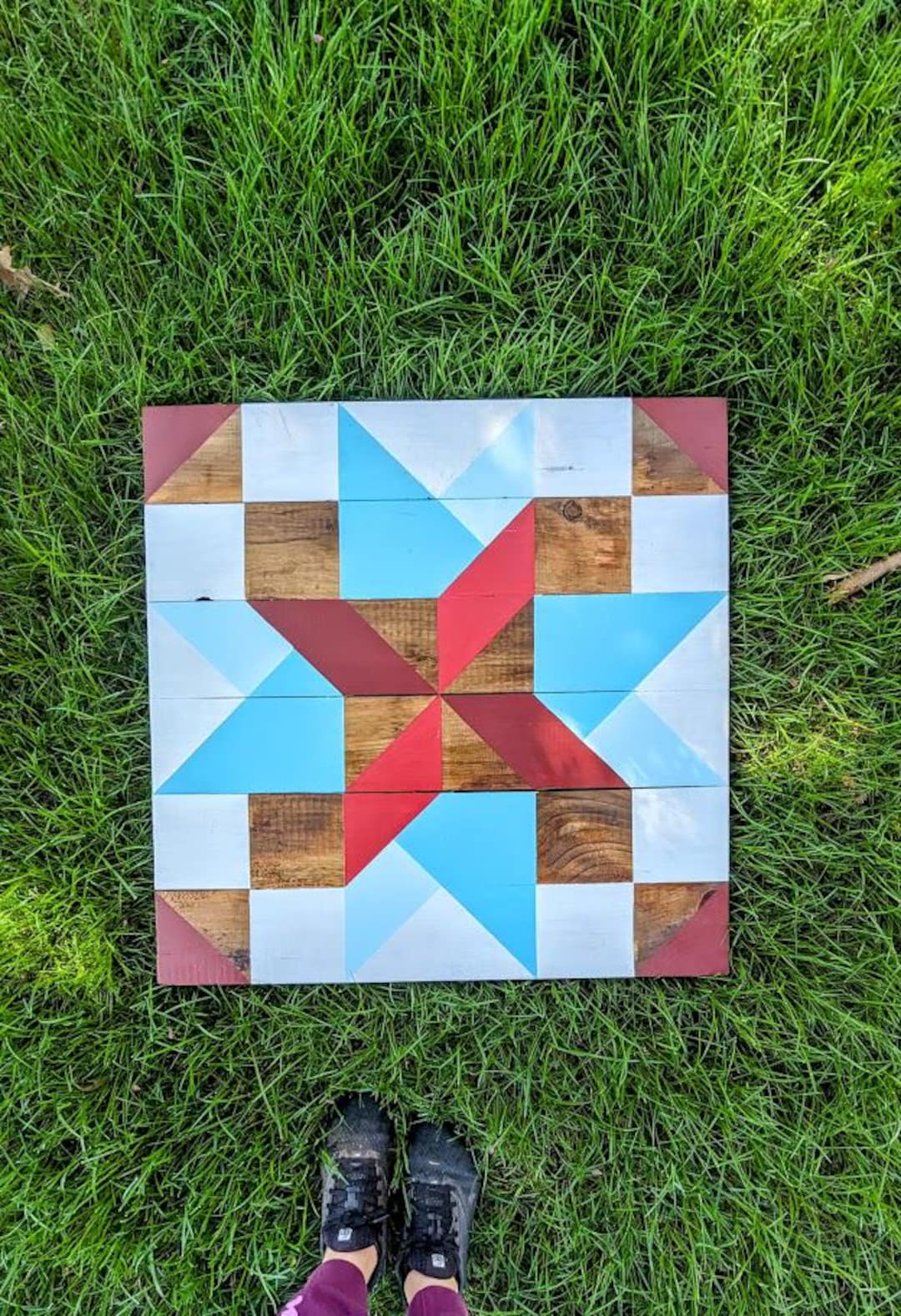 America Barn Quilt Pattern, Barn Quilt Pattern, Barn Quilt Instructions ...