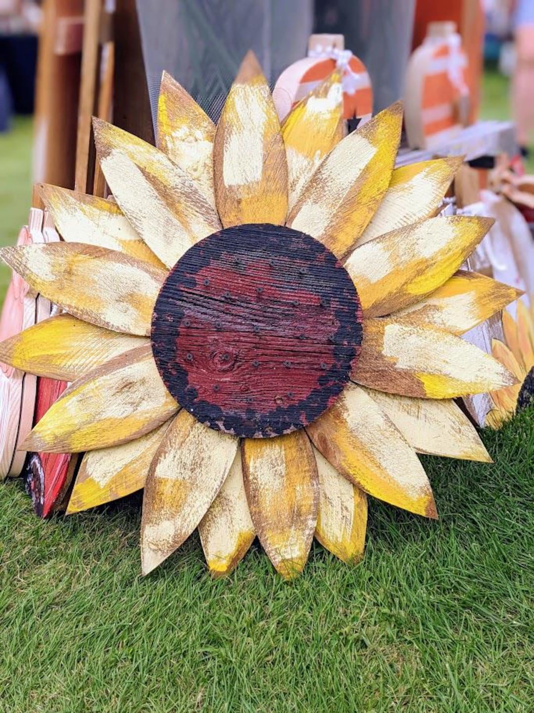 Wood Sunflower Pattern: PDF Tutorial DIY - Etsy