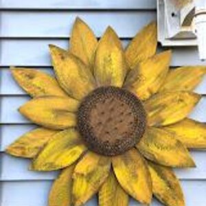 Wood Sunflower Pattern: PDF Tutorial DIY - Etsy